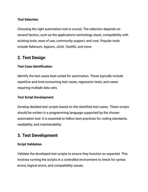 Automated Test Execution Benefits Types And Processpdf