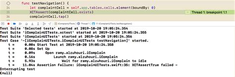 Ios Test For Uitableviewcell Existence Failing From Inside A Split View Controller Stack