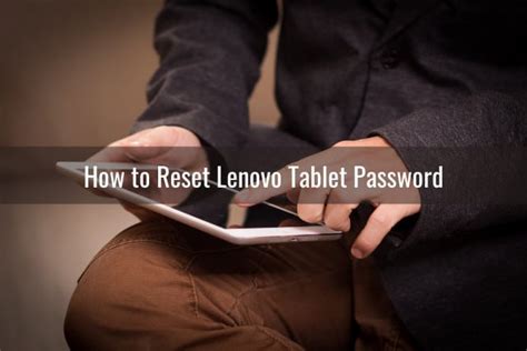 How To Reset Lenovo Tablet Ready To Diy
