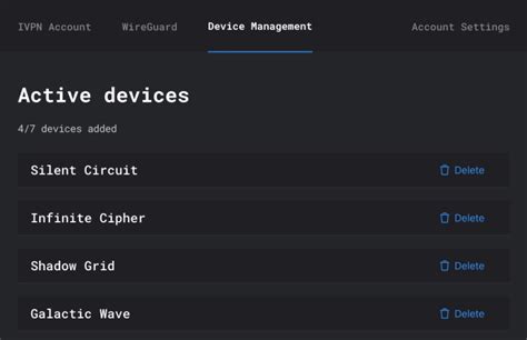 Introducing Device Management For Better Control Of Logged In Devices