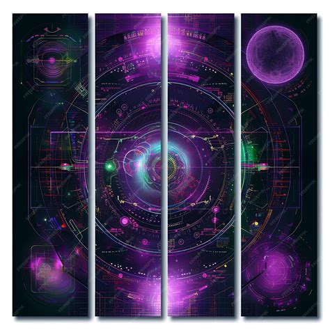 Premium Photo Design Of Quantum Computing Processes Screen With