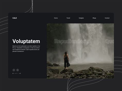 modern slider section ui design inspiration by saad tanvir on dribbble