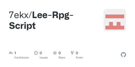Github 7ekxlee Rpg Script