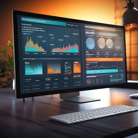 premium ai image web dashboard trade performance comparison dashboard
