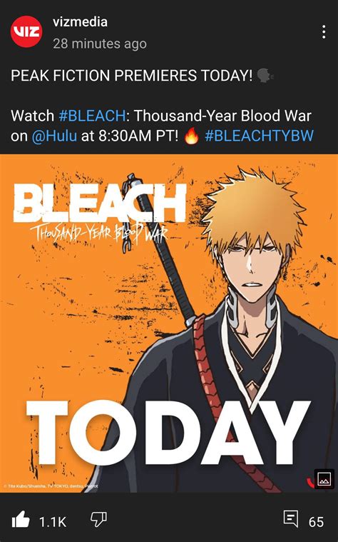 Casually Scrolling Through Youtube And R Bleach