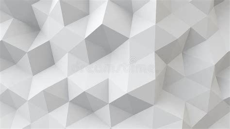 White Polygonal Geometric Surface Stock Illustration Illustration Of Render Blank 58732869