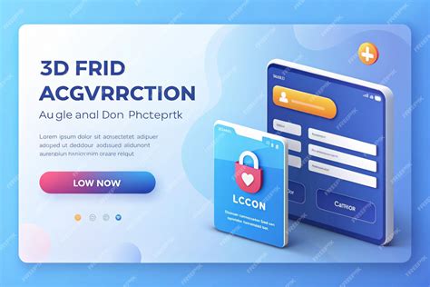 Premium Photo 3d Account Login And Password Form Page Illustration User Authorization Sign In