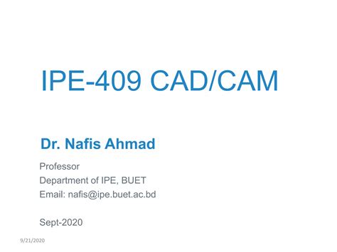 Techniques For Geometric Modelling Ppt