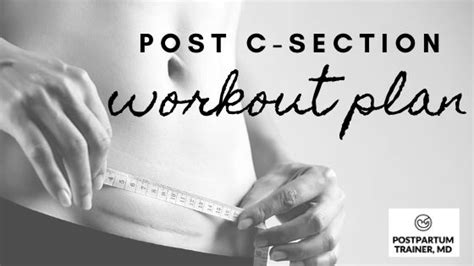 A Simple Post C Section Workout Plan For Busy Moms Postpartum Trainer MD