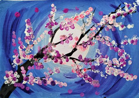 Сакура поэтапное рисование изо 4 класс презентация 94 фото