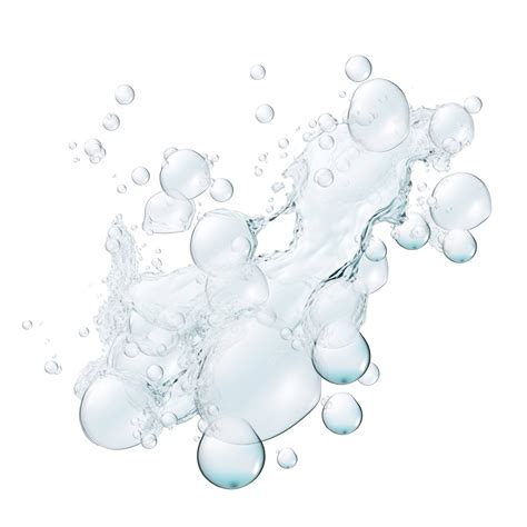 Realistic Fizzing Flow Of Air Underwater Bubbles In Water Soda Sea Foam
