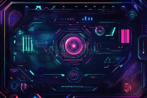 Futuristic Holographic Cybersecurity Interface Displaying Glowing Ai Driven Firewalls Cybernetic