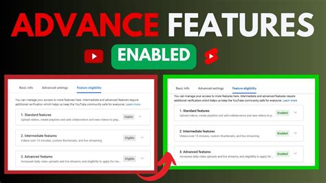 Youtube Advanced Features Advanced Settings Youtube Youtube Advanced Features Enable Youtube