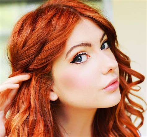 Redhead Women Women Outdoors Face Blue Eyes Long Hair Wallpaper