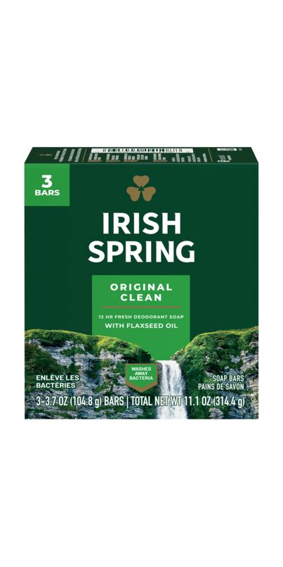 Buy Irish Spring Original Body Soap At Wellca Free Shipping 35 In Canada