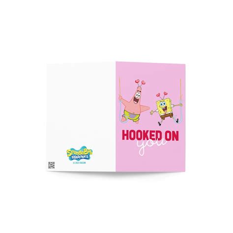 Spongebob Squarepants Hooked On You Greeting Card Paramount Shop