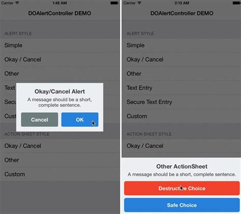 Simple Alert View Written In Swift
