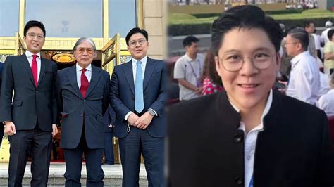 霍震霆父子三人观礼阅兵，霍启刚晒照难掩激动，霍启山笑容洋溢腾讯新闻