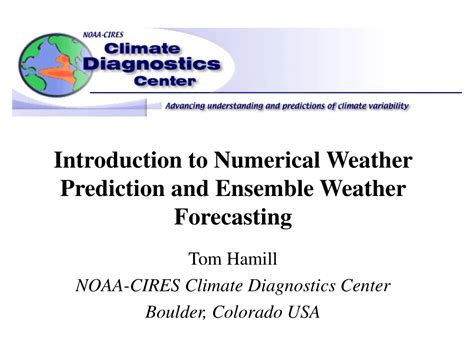 Ppt Introduction To Numerical Weather Prediction And Ensemble Weather