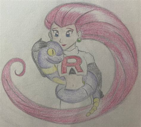 Jessie And Ekans By Pinkduskstone On Deviantart