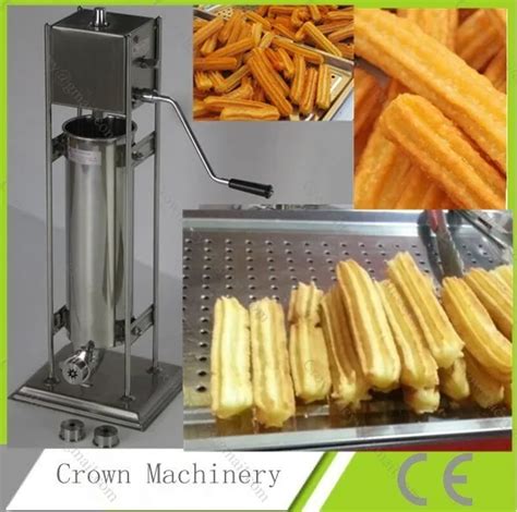 츄러스 기계 매뉴얼 7l 스테인레스 스틸 스페인어 제작machinery Enginemachine Beautysteel