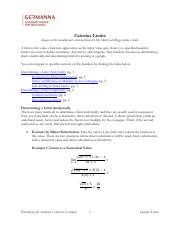 Understanding Calculus Limits Analytical And Graphical Methods