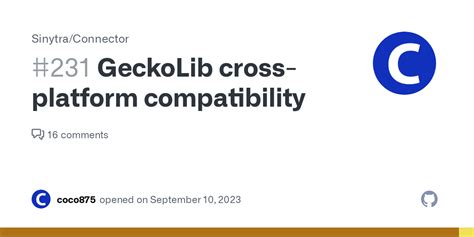 Geckolib Cross Platform Compatibility · Issue 231 · Sinytraconnector · Github