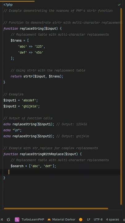 Why Might `strtr` Function Not Work As Expected Why Phps `strtr` Could