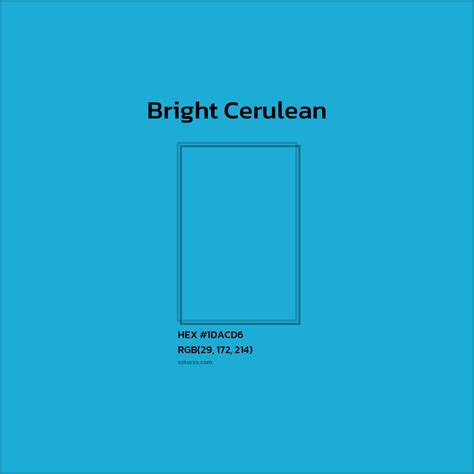 About Bright Cerulean Color Codes Matching Colors And Paints