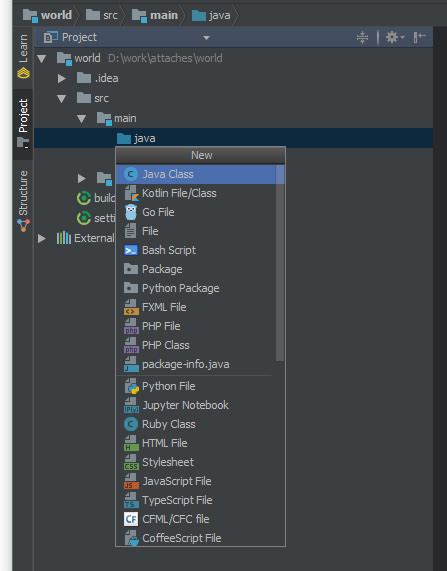 Java Intellij Idea 2017 Create A Hello World Project With Gradle Build System Stack Overflow