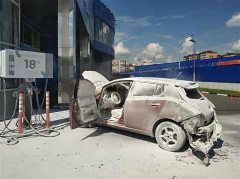 У Хмельницькому згорів електромобіль «nissan Leaf пожежа ймовірно виникла під час заряджання