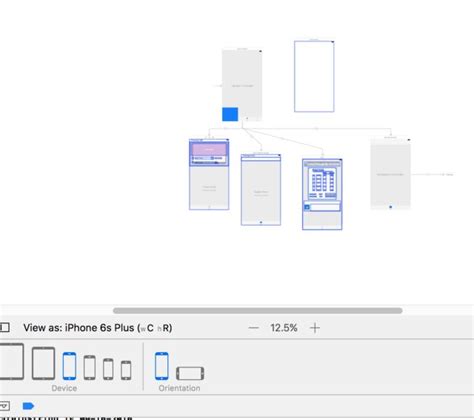 Ios Uitabbarcontroller In Xcode 8 Shows A Blue Rectangle Inside A Storyboard View Stack Overflow