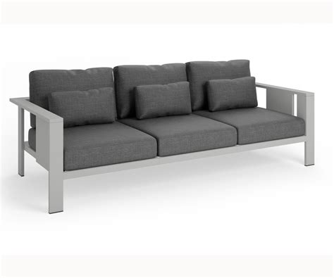 beam alu three seater sofa oiside casa design group