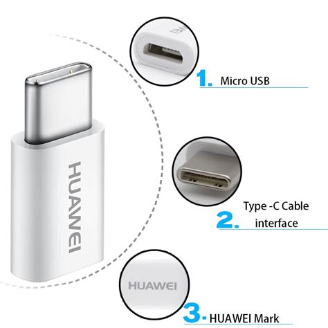 Original Huawei Micro Usb To Type C Adapter Microu Grandado