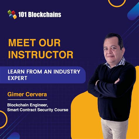 101 blockchains on linkedin instructor trainer training smartcontract blockchain…