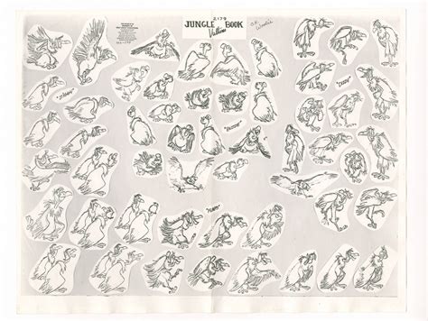 Jungle Book Photostat Model Sheet Id Janmodel20055 Van Eaton Galleries