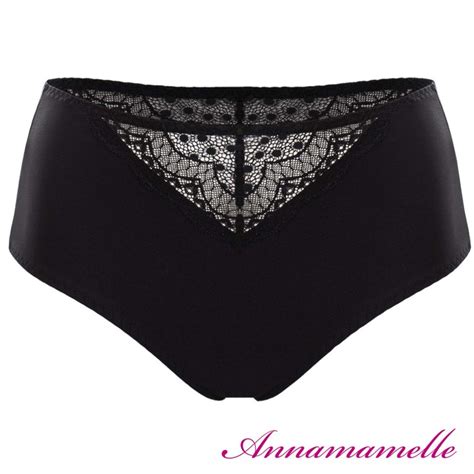 Ulla Josy Hoge Taille Slip Zwart 6710