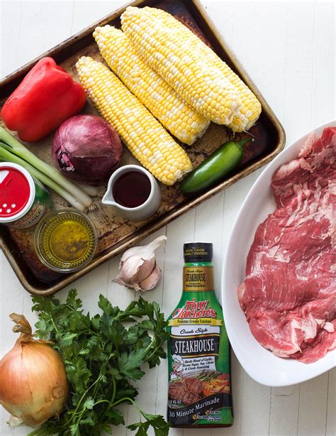 Grilled Flank Steak Over A Charred Corn Salad With Chimichurri — My