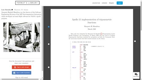 A Group Of Enthusiasts Has Annotated The Assembly Code For The Apollo