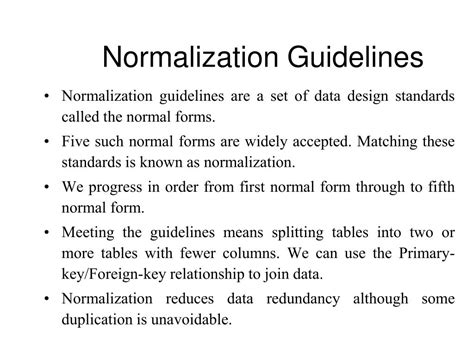 PPT Database Design Logical Models Normalization And The Relational Model PowerPoint