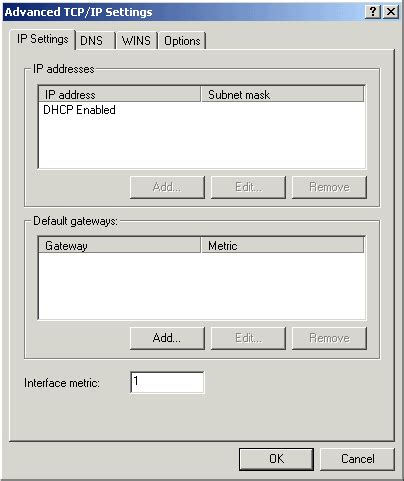 IT Services Entering DNS And WINS Server Addresses Manually