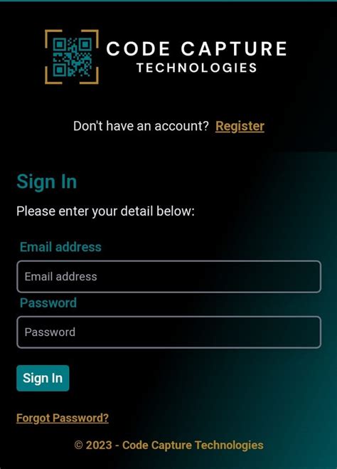 Code Capture Website