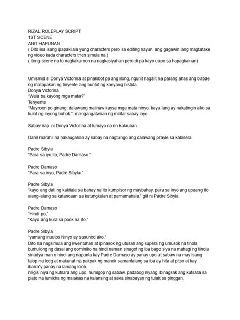 Rizal Roleplay Script Pdf