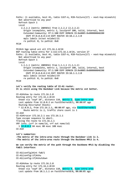 Lab5ospfmplsshamlinkonmplsvpn1698700003pdf Computer