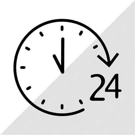 Premium Vector Clock Silhouette Clock Vector Silhouette Clock Cartoon