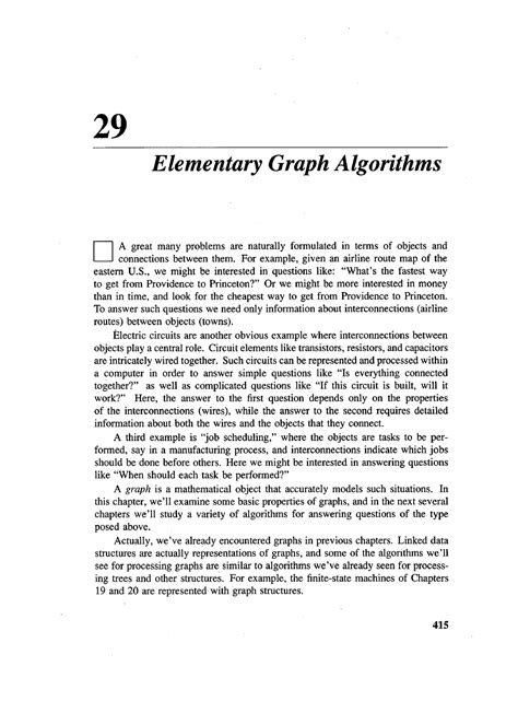 week 10 chapter 29 from computer science series robert sedgewick