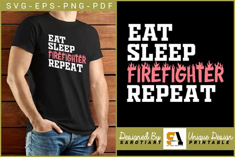 Firefighter T Shirt Design Svg Graphics Graphic By Sarotiart · Creative