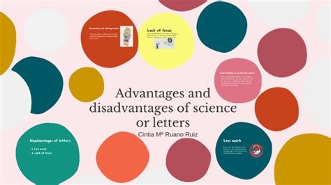 Advantages And Disadvantages Of Science Or Letters By Cole On Prezi