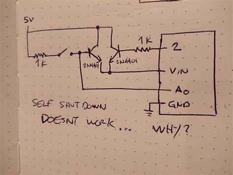 Self Shutdown Circuit And Code General Electronics Arduino Forum