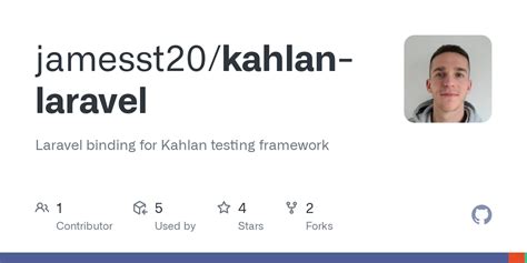 Github Jamesst20kahlan Laravel Laravel Binding For Kahlan Testing